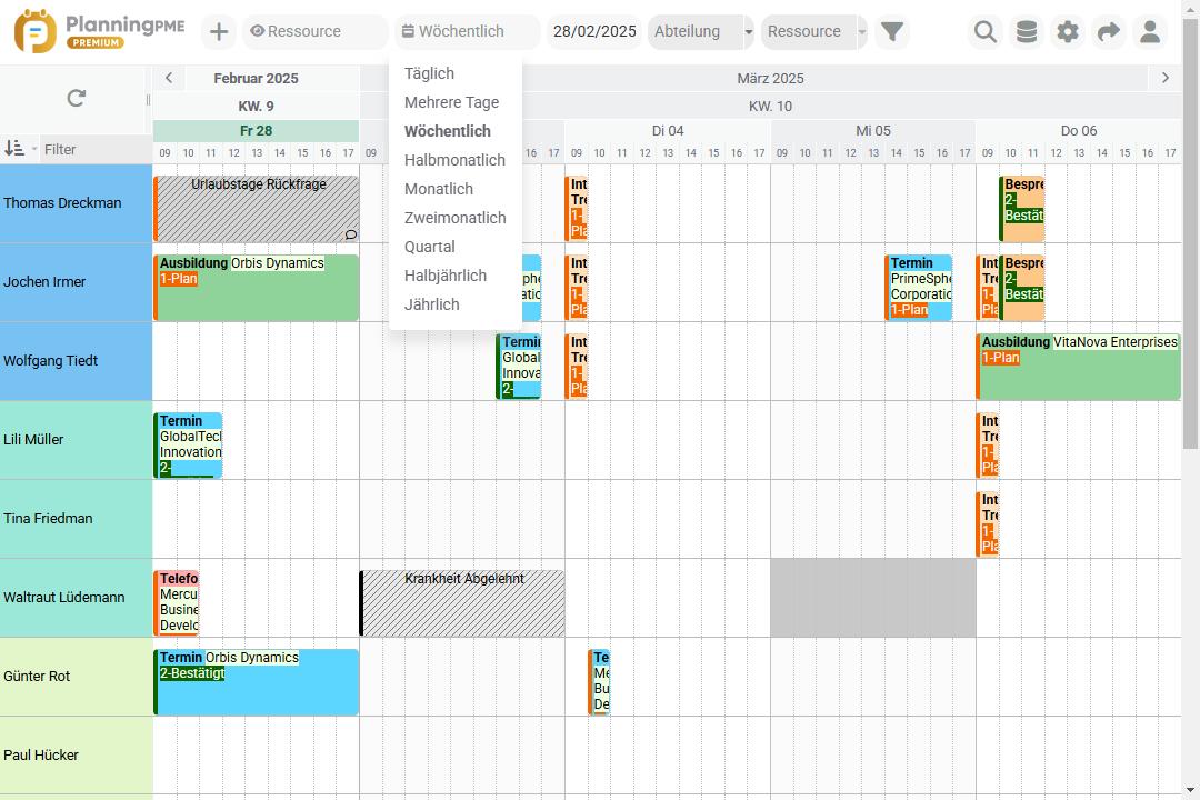 Eine Online Planung mit PlanningPME erstellen
